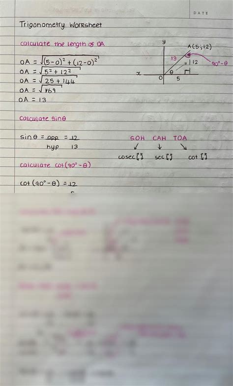Solution Trigonometry Practice Math Studypool
