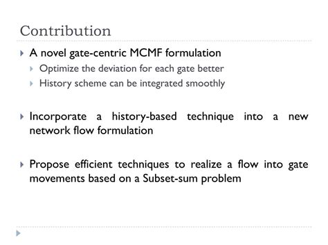 Ppt History Based Vlsi Legalization Using Network Flow Powerpoint Presentation Id5595642