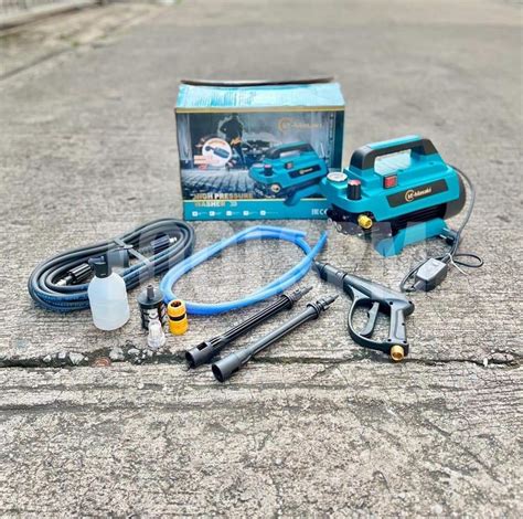 เครื่องฉีดน้ำแรงดันสูง รุ่นปรับรอบได้ 400บาร์ ยี่ห้อ Masaki มาพร้อมอุปกรณ์พร้อมใช้ บริษัท เซต