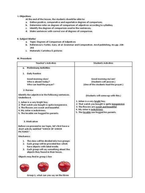 Lesson Plan Demo Degrees Download Free Pdf Linguistic Typology