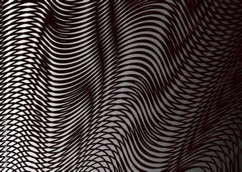 Dark Monochrome Abstract Gradient Background With Moire And Shadow Effect Can Be Used As Design