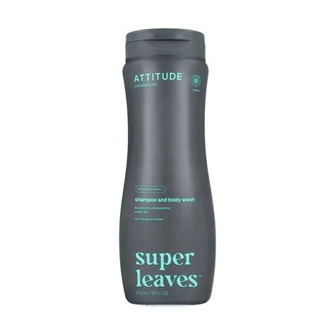 Attitude Super Leaves Man 2 In 1 Shampoo And Body Wash