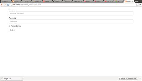Tutorial Cara Membuat Login Menggunakan Php Mysql Dan Bootstrap Source Kode Tutorial