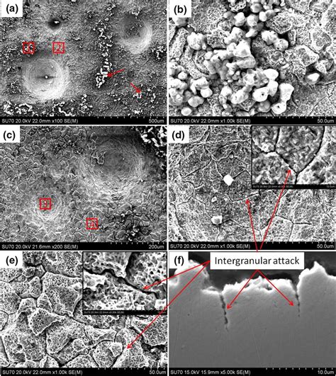 The Sem Morphologies Of The Oxide Scale Formed On The Inner Surface Of