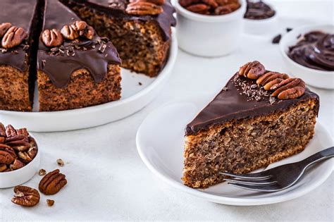 Pecan Torte With Smooth Chocolate Glaze All We Eat