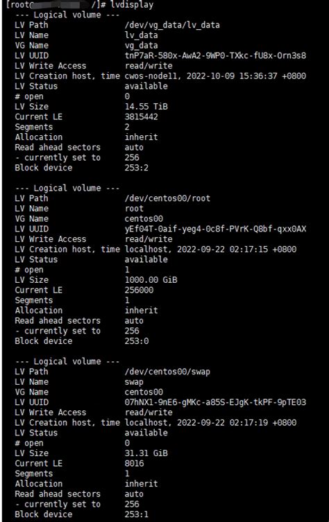 Pv、vg、lv 创建和删除 Szcj~ 博客园