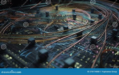 Complex Computer Motherboard Circuits Are Elegantly Portrayed In This