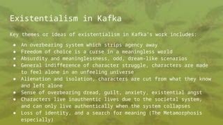 Existentialism Presentation Featuring Bugs And Kafka Pptx