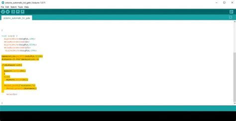 Toll Tax System Using Arduino Ultrasonic Sensor With Servo Motor Duino
