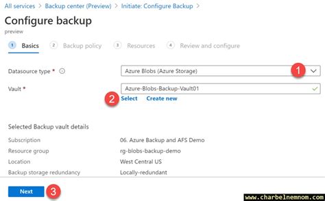 Protecting Azure Blobs Using Azure Backup Charbel Nemnom Mvp Mct