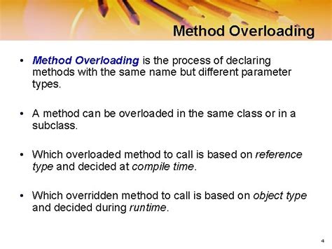 Polymorphism Defining Polymorphism Method Overloading Method Overriding Early