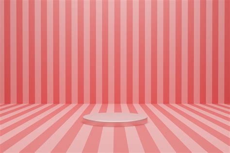 3d 렌더링 럭셔리 핑크 파스텔 연단 쇼케이스 3d 분홍색 배경 그림 렌더링 프리미엄 사진