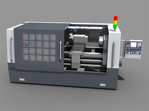 Cnc 공작 기계 02 3d 모델 139 Fbx Max Obj Free3d