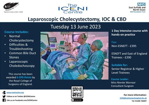 Laparoscopic Cholecystectomy Ioc And Cbd Exploration Course 13th June 2023 Alsgbi