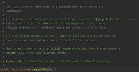 Android控件获取焦点textview中requestfocus Csdn博客