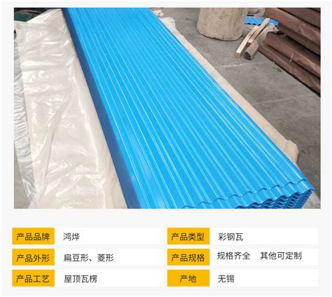 Yx35 190 950型彩钢板 950墙面板 单层彩钢瓦 阿里巴巴