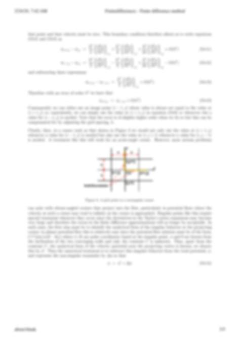 Solution Numerical Methods For Pdes Acm 210 Ab Finitedifferences