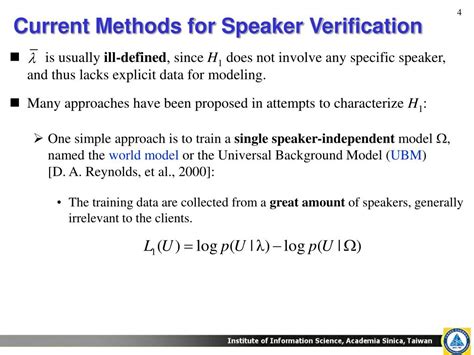 Ppt Speaker Verification Via Kernel Methods Powerpoint Presentation Free Download Id3327953