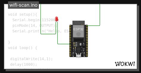Led Exp1 Wokwi Esp32 Stm32 Arduino Simulator