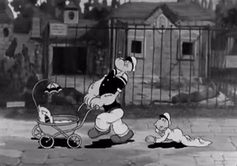 Popeye Goes To Visit Olive Oyl And While She Answers The Door Swee