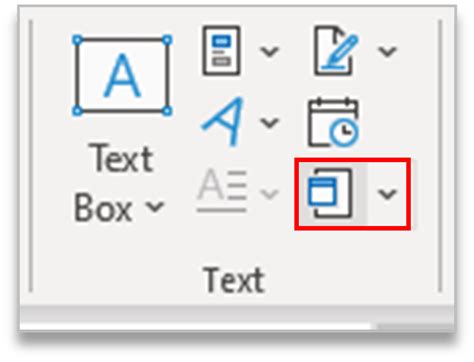 How To Use Insert Tab Text Group In Ms Word Aiyo It
