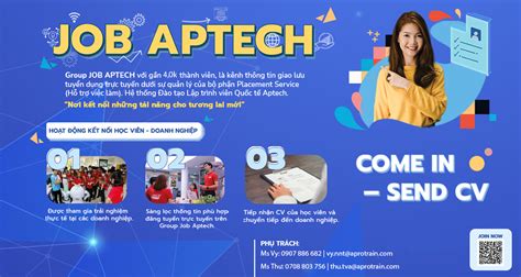 Hcm Job Aptech Chạm Tới Tương Lai Kết Nối Thành Công Bền Vững Aptech Việt Nam