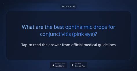 What Are The Best Ophthalmic Drops For Conjunctivitis Pink Eye