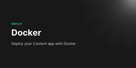 Docker Nuxt Content
