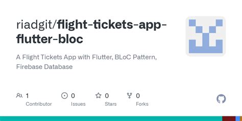 Github Riadgitflight Tickets App Flutter Bloc A Flight Tickets App