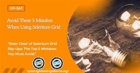 Common Mistakes In Selenium Grid Top 5 To Avoid