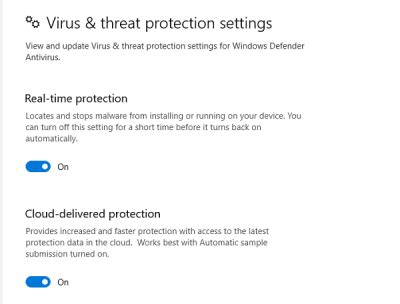 Antimalware Service Executable High CPU Memory Disk Usage