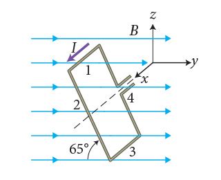Solved Figure 1 Shows A Rectangular Loop Of Current In An Chegg Com