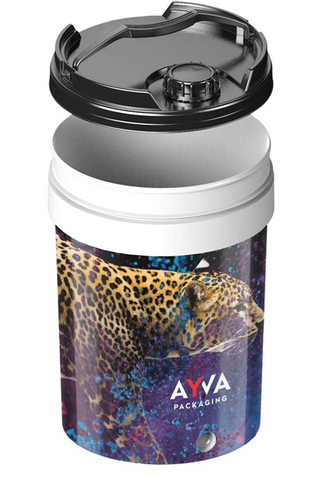 20 Litre Liquids Drum Ayva Packaging Plastic Pails Containers And Barrels