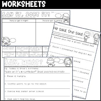Speech Marks Games And Worksheets By Lauren Fairclough TPT