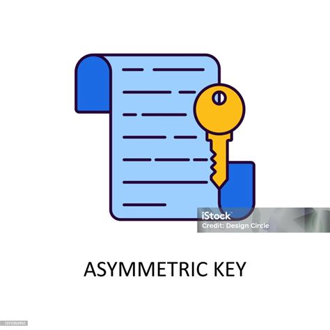 비대칭 키 벡터 채워진 윤곽선 아이콘 디자인 그림입니다 흰색 배경 Eps에 핀테크 기호 10 파일 검색에 대한 스톡 벡터 아트