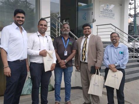 Shashikumar R On Linkedin With Our Director And Team Visited To Aracion Technologies Pvt Ltd Very…