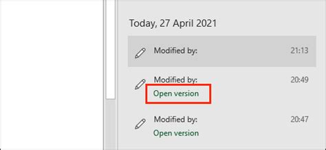How To Revert To The Previous Version Of An Excel File