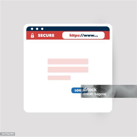 Safe And Secure Web Browsing With Protocol Stock Illustration Download Image Now