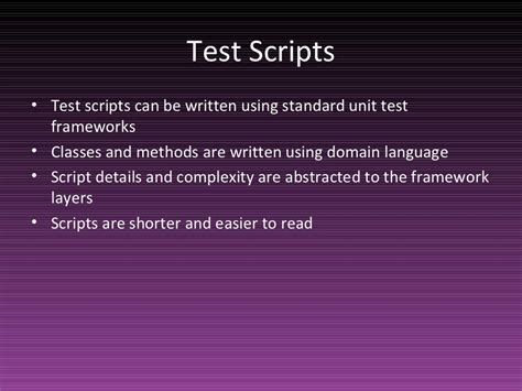 Test Scripts Test Scripts Can