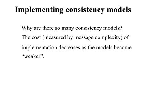 Ppt Consistency Models In Concurrent Objects Powerpoint Presentation