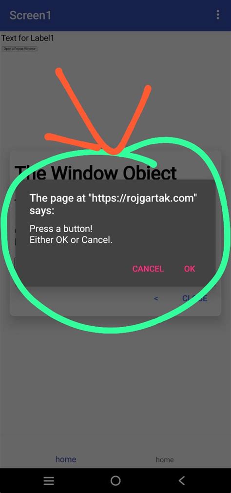 How To Enable Js Alert Popup On Custom Web Viewer Discuss Kodular Community