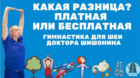 Чем отличаются упражнения Бесплатные и платные упражнения гимнастики для шеи Доктора Шишонина