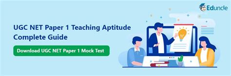 Teaching Aptitude For Ugc Net Paper 1 Complete Guide