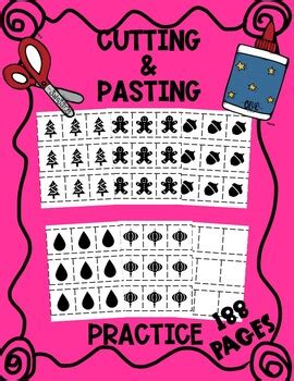 Cut And Paste Skills Practice 188 PAGES By PopJoy Prints TpT