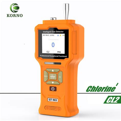 Chlorine Toxic Gas Portable Cl2 Gas Meter Cl2 Gas Meter And
