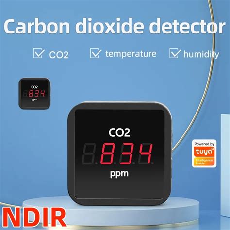 Tuya Smart WiFi/ZigBee Carbon Dioxide Detector Sensor NDIR Infrared CO2 ...