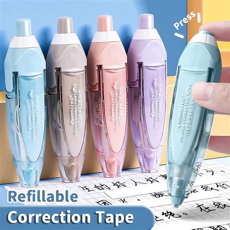 Cute Cartoon Correction Tape 5mm6m Rectractable Click Correction Tape