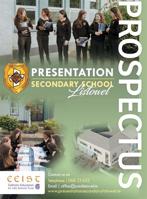 School Prospectus Presentation Secondary School Listowel