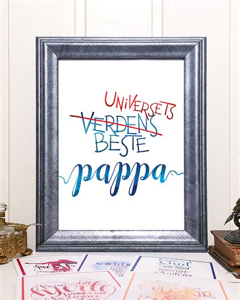 Universets Beste Pappa — Gudsord Illustrasjoner