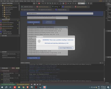 Error To Load Picture Propiertes Error Run To 64 Bits Compilation Codegen Error At Line 222